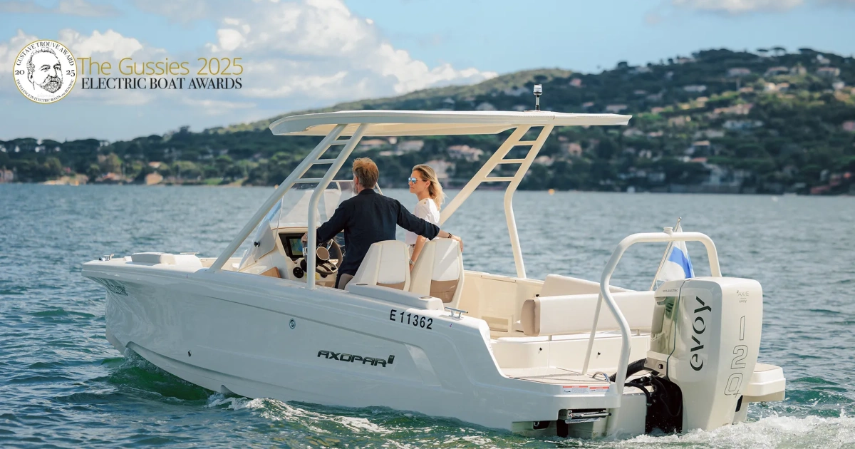 News - AX/E 22 finalist in The Gussies 2025 Electric Boat Awards ...